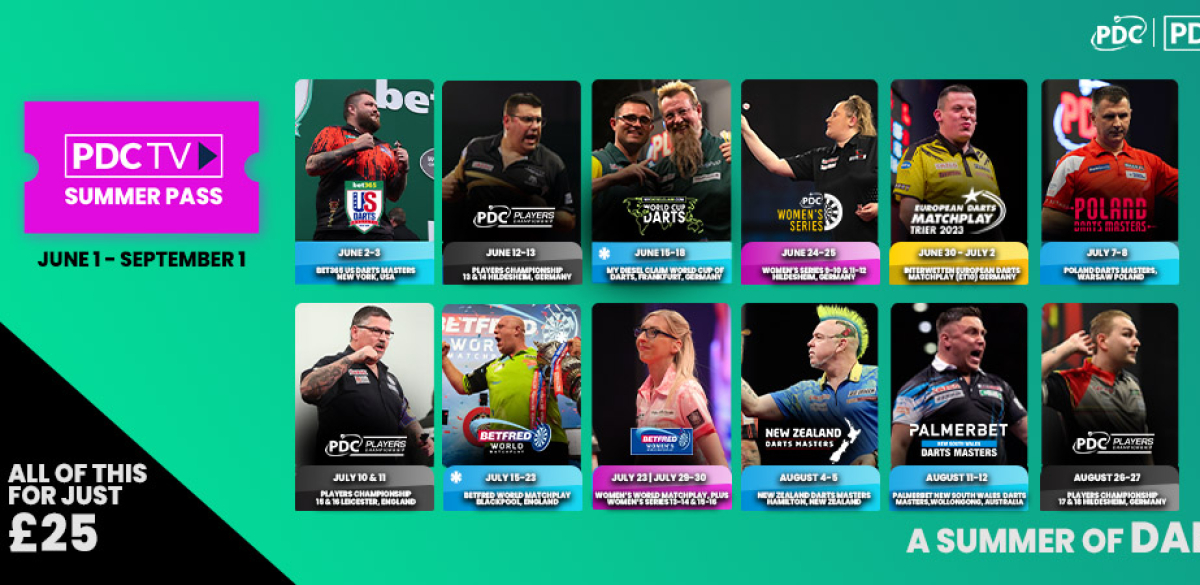 PDCTV Summer Pass launched for bumper summer of darts | PDC